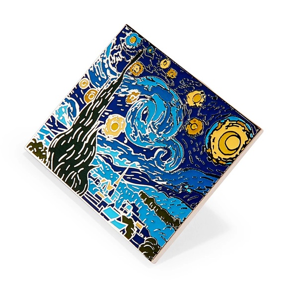 Moma | Accessories | The Moma Starry Night Pin Vincent Van Gogh Museum ...